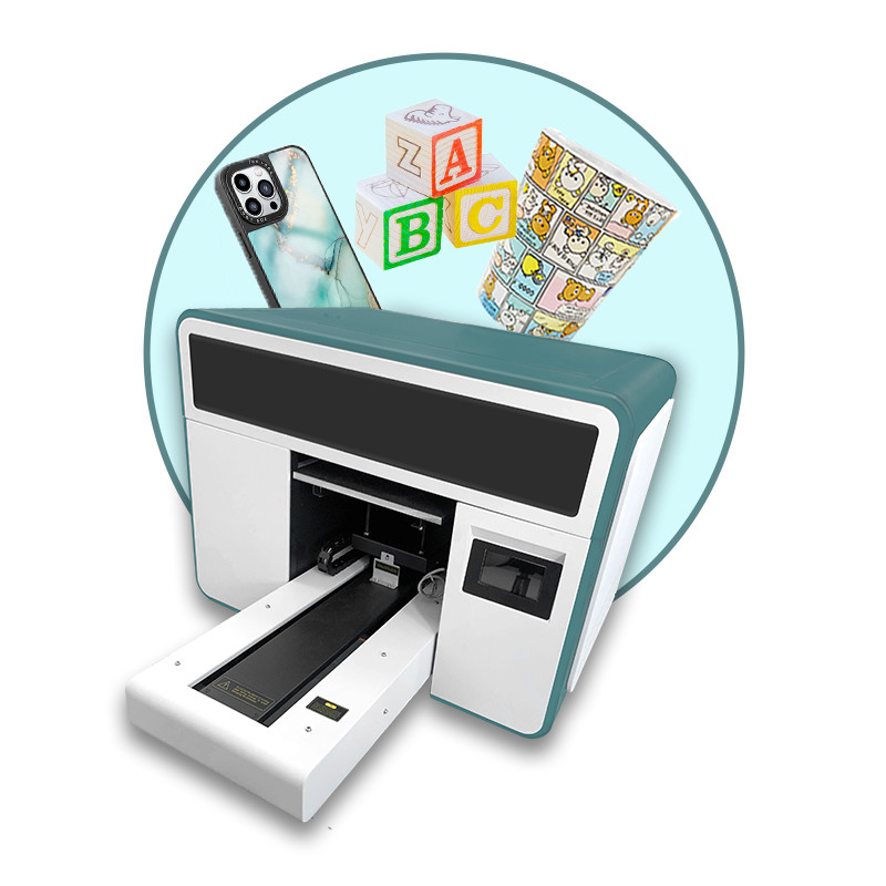 Led Flatbed UV Inkjet Printer A3 Size Cup Label Printer Uv Inkjet ...