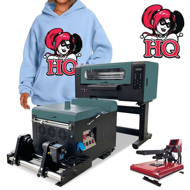 A3 PET Film Printer DTF T-Shirt Printing Machine With Shaking Powder ...